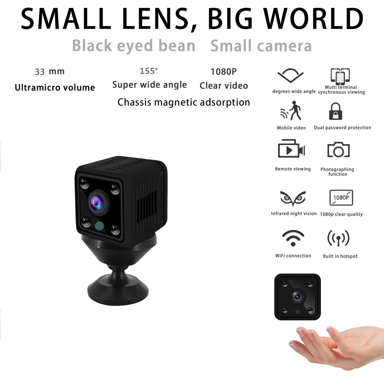 Click here for Egnmcr Webcam X6 Hd S Py Camera Wireless Wifi Came... prices