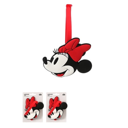 MINISO Minnie Mouse Collection Luggage Tag with Suitcase Identify ...