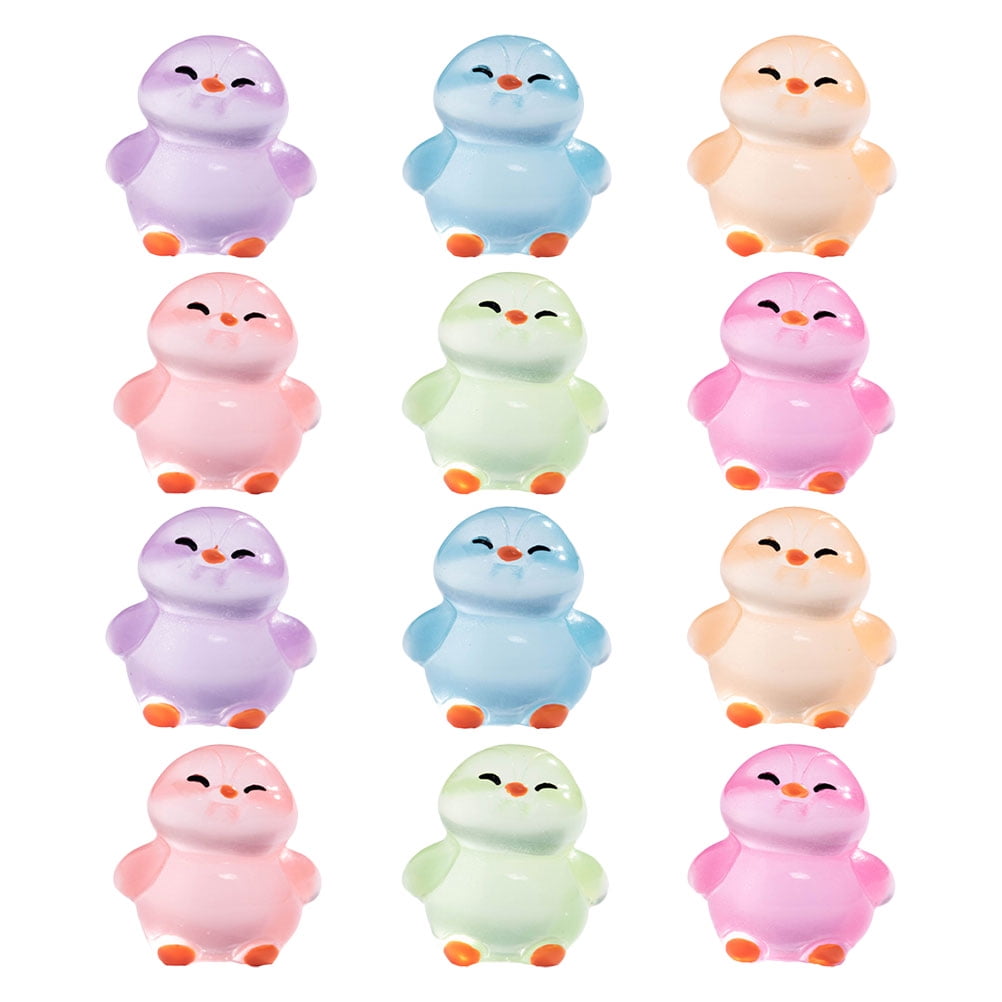 Click here for Qusenong 12 Pcs Miniature Glow In The Dark Penguin... prices