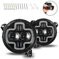 Sunpie Jeep LED Headlights 9 inch Halo DRL LED Headlights for 2018-2025 ...