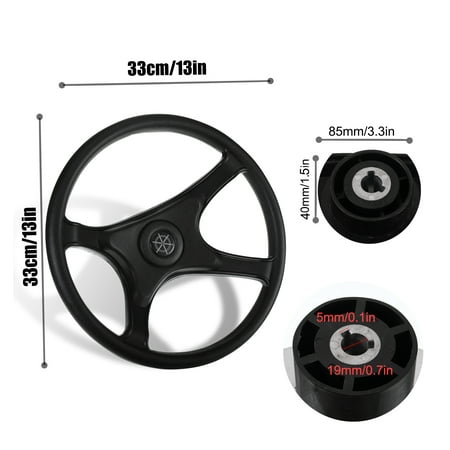 Steering Wheel Speed Racing Boat 3 Spoke Spoke Steering Wheel; Helm ABS ...