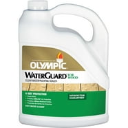 Olympic Quick Cover Interior/Exterior Wood Stain, Redwood, 1 Gallon ...
