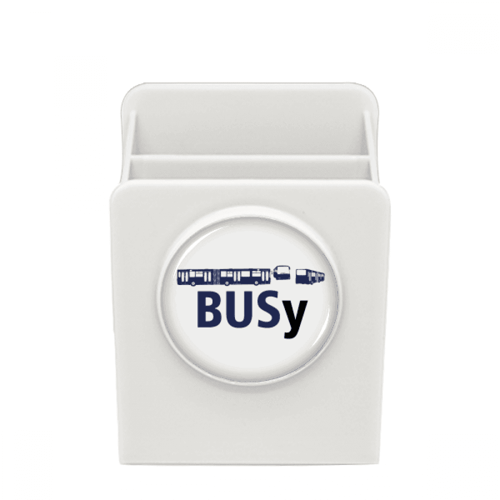 Busy Public Transport Operation Bus Desk Pencil Holder Cup Pen ...