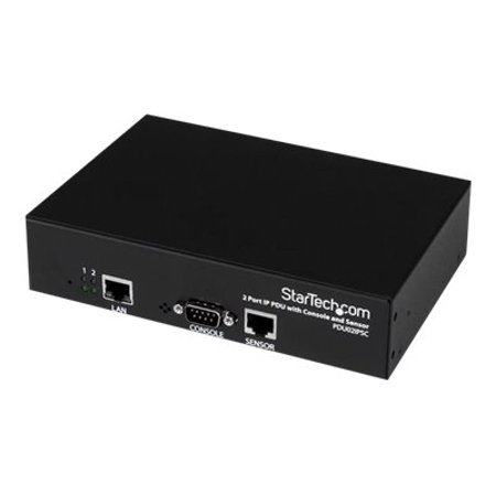 StarTech.com 2 Port Switched IP PDU - Remotely Managed IP Power Switch ...