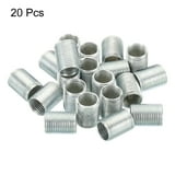 Uxcell M12 to M10 Thread Adapters Sleeve Reducing Nut 15mm Screw Pipe ...