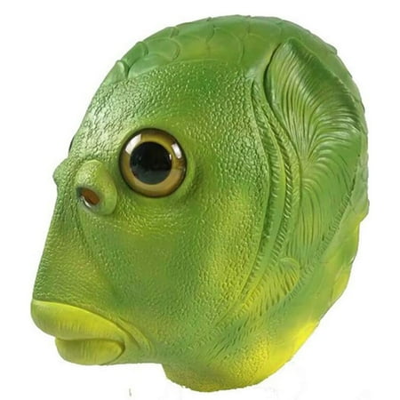 Fish Mask Funny Cosplay Costume Headgear Unisex Carnival Party Fish ...