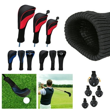 Form-Fit Soft Long Neck Golf Club Headcovers with Dial Numbering System ...