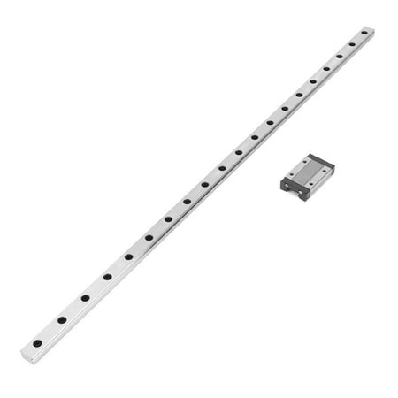 Linear Rail Carriage 12mm Width Linear Slide Rail, Aluminum + Slide ...