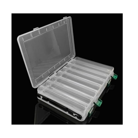 juguse Fishing Box Tackle Lure Storage Case Bait Layer Compartments ...