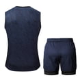 BFHHYA Mens 2 Piece Outfits Print Sleeveless Tank Top & Elastic Waist 2 ...