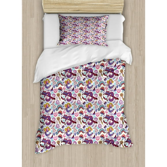 Alice Wonderland Twin Bedding
