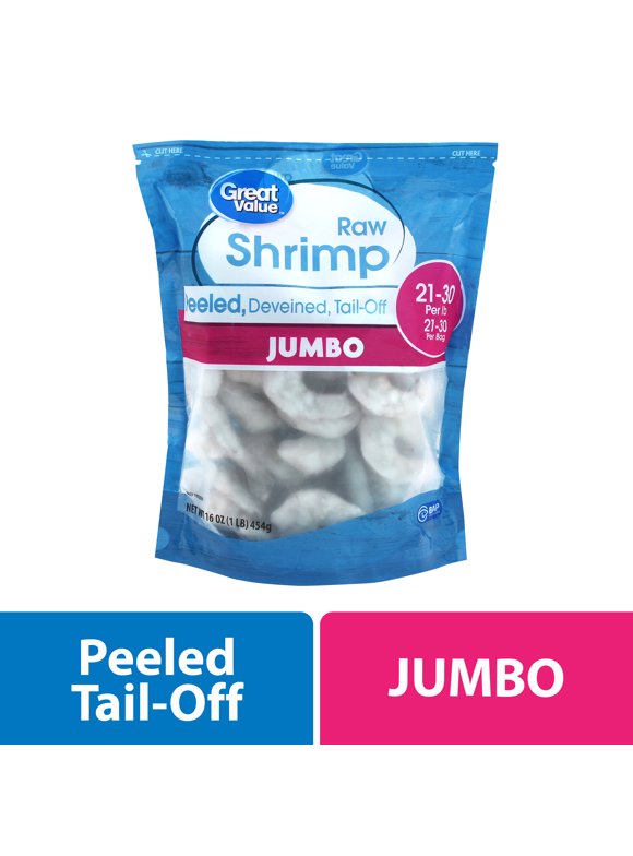 Raw Shrimp in Seafood Meal Options - Walmart.com