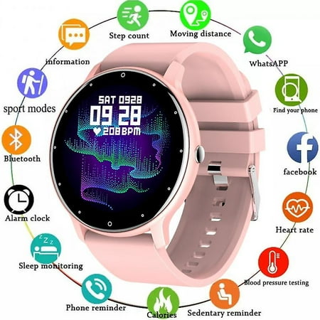 Zl02d Smart Watch Women Men Lady Sport Fitness Smartwatch Sleep Heart ...
