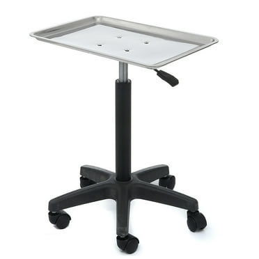 Salon Trolley Aluminum Tattoo Tray With Wheels Storage Utility Cart for ...