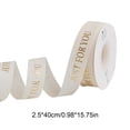 1in Gold Foil Grosgrain Ribbon, Bright Hot Stamping Craft, Flexible ...