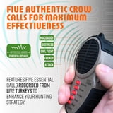 Cass Creek Ergo Electronic Crow Call with 5 Digital Sounds - Walmart.com