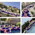 NinoStar American Flag Pool Float Ring Inflatable Donald Trump Swimming ...