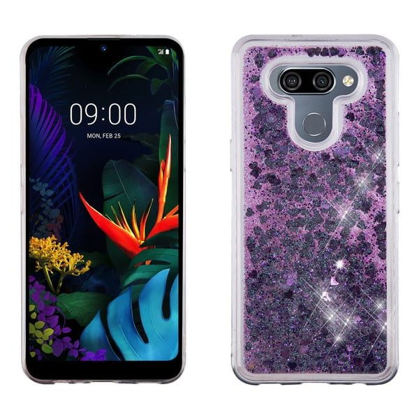 LG K51 Phone Case BLING Hybrid Luxury Floating Liquid Glitter Shiny ...