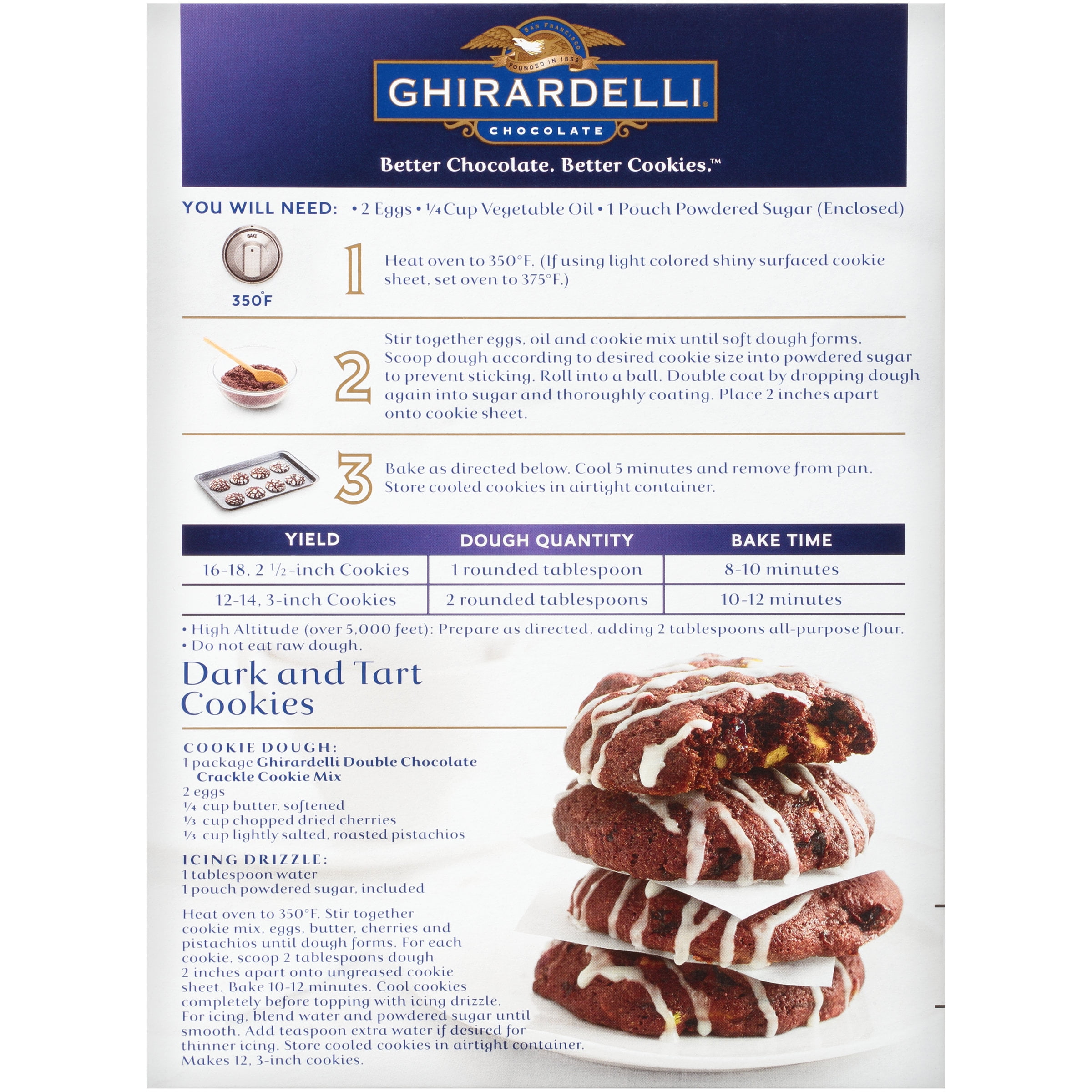 Ghirardelli Double Chocolate Cookies