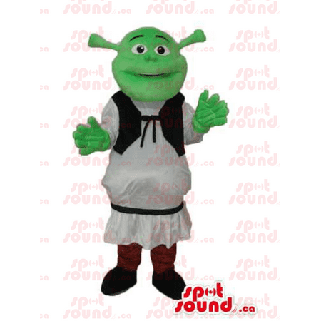 Shrek The Green Ogre Well-Known Movie Character Flashy SPOTSOUND Mascot ...