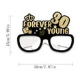 Birthday Party Paper Glasses H Forever Happy Fun Thematic Set ...