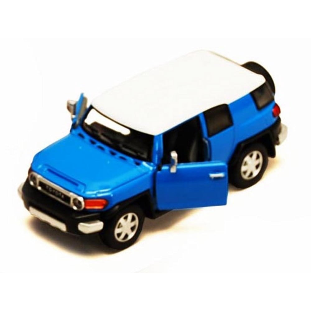 Toyota FJ Cruiser SUV, Blue - Kinsmart 5343D - 1/36 scale Diecast Model ...
