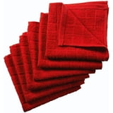 Dish Cloths for Washing Dishes Red Kitchen Cloths Cleaning Cloths 12 ...
