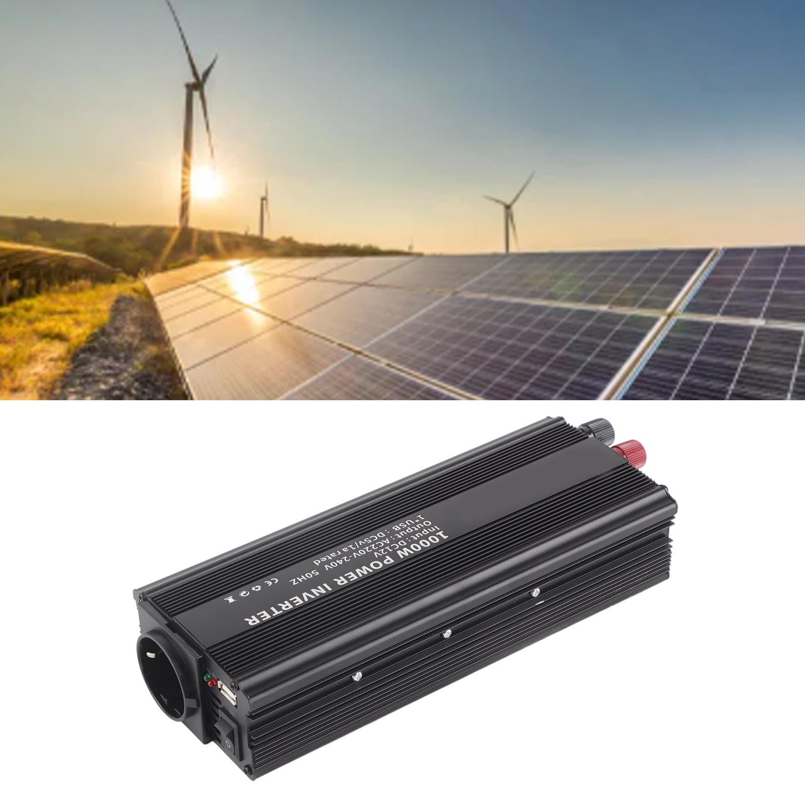 Inversor Con Panel Solar, Inversor De Energía Solar, Convertidor De ...