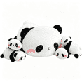 CYFW Chubby Blob Seal Pillow Cute Seal Plush with 4 Baby Plushies in ...