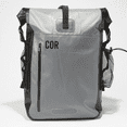 COR Surf Waterproof Dry Bag - Laptop Sleeve Front Zippered Pocket & Storage Backpack - 40L Grey ...