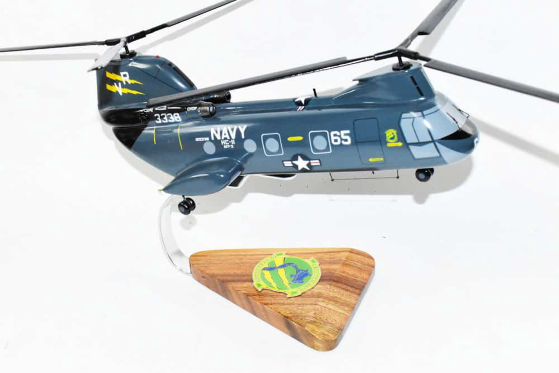HC-11 Gunbearers CH-46 Model, 1/38 (14) Scale, Mahogany, Phrog, Navy ...