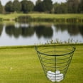 Golf Ball Basket Metal, Golf Ball Bucket with Handle, Golf Ball ...
