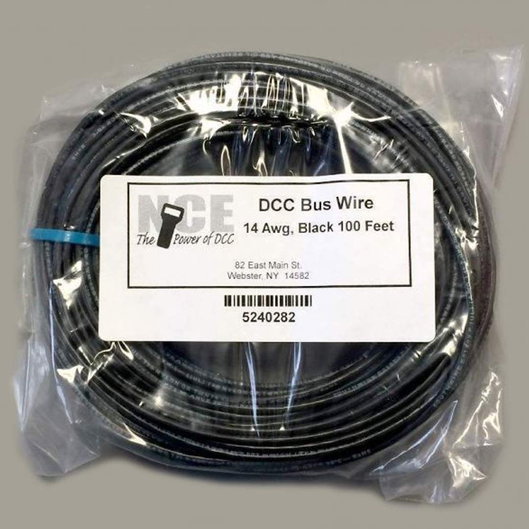 NCE 5240282 DCC Main Bus Wire 14 Gauge Black 100ft - Walmart.com