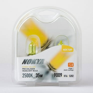 Nokya H16 Type 2 Hyper Yellow Pro Halogen 2500K Stage 1 Headlight / Fog ...