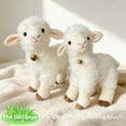 Simulation Kawaii Bell Sheep Stuffed Animal Plush Toys - Lifelike Lamb ...