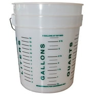 Hart 5gal Plastic Bucket with Measurements - Walmart.com