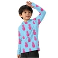 Amidoa Boys Rash Guard Quick Dry Kids Long Sleeve Shirt Hooded UPF 50 ...