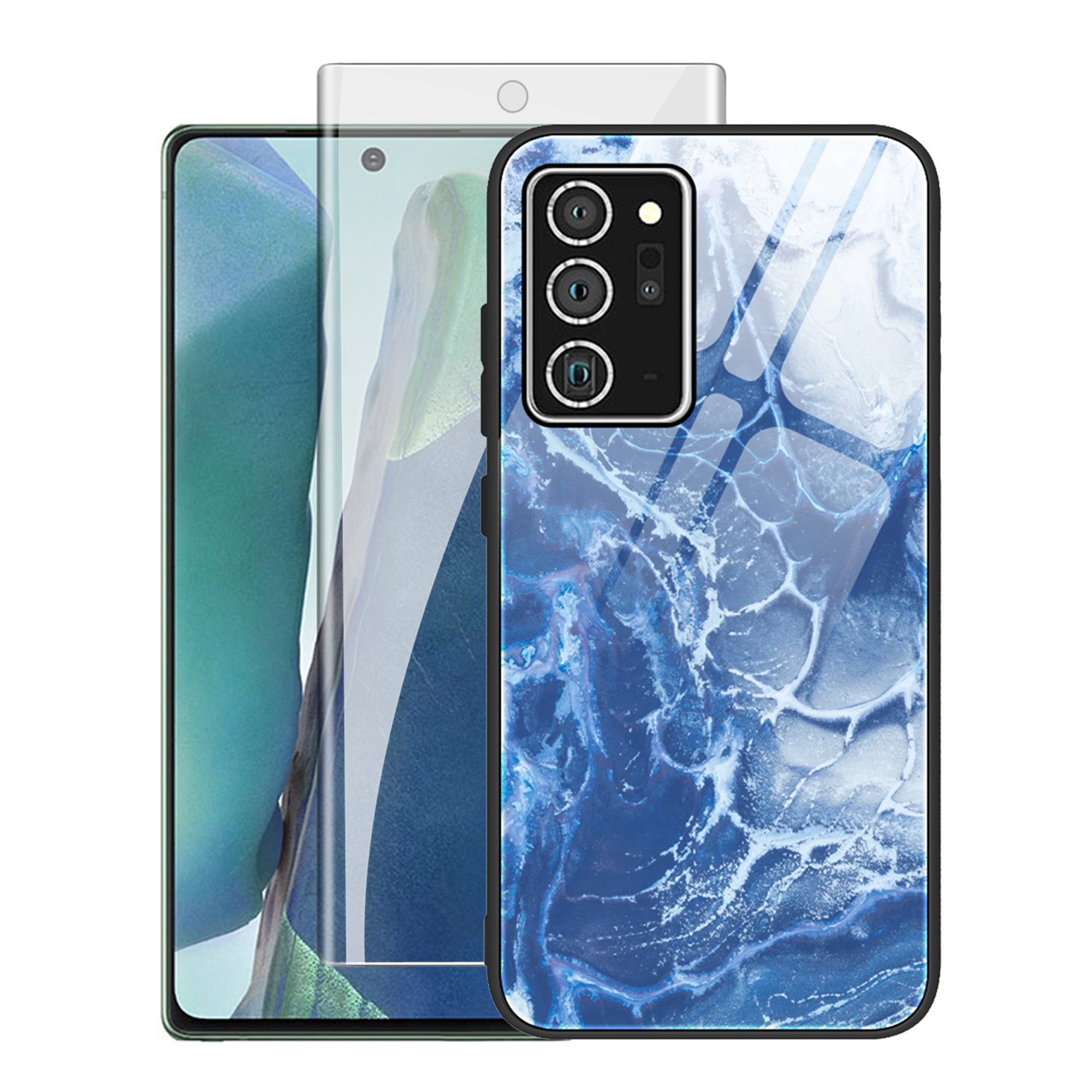 Dteck Slim Fit Case For Samsung Galaxy Note 20 5G / Note 20 with Tempered Glass Screen Protector ...