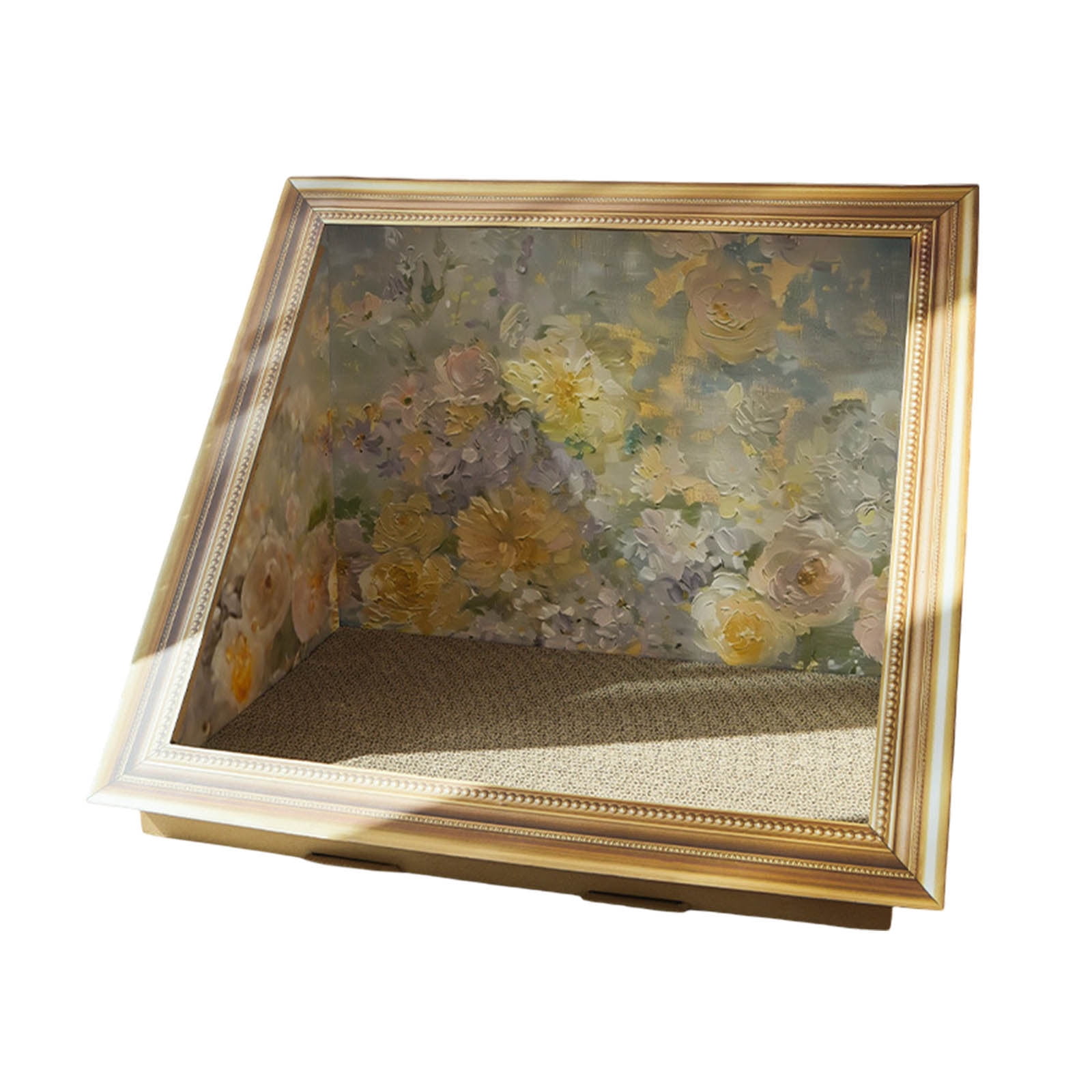 Click here for Bker Cat Scratch Board Bed With Retro Style Oil Pa... prices