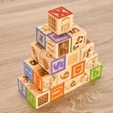 Spark. Create. Imagine. 30-Piece Real Wood Alphabet Blocks - Walmart.com