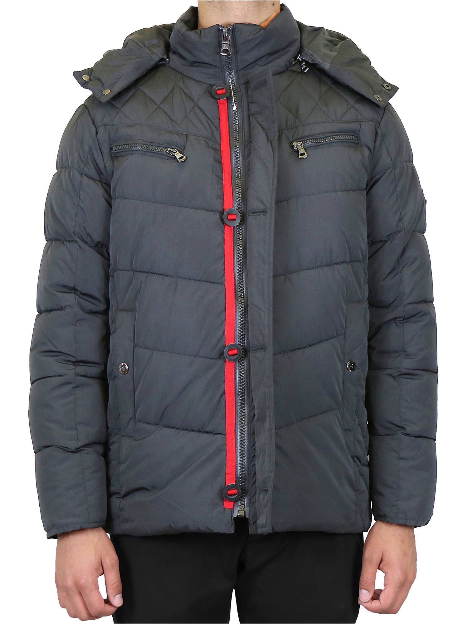 GBH Men's Heavyweight Puffer Jacket - Walmart.com