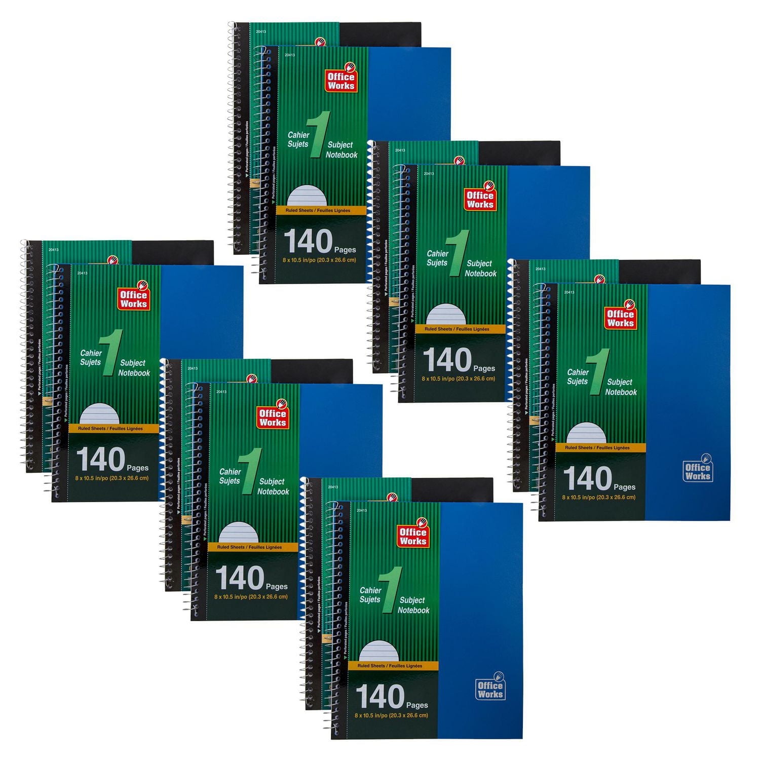 Click here for Officeworks Office Works 140-Page Spiral Plastic C... prices