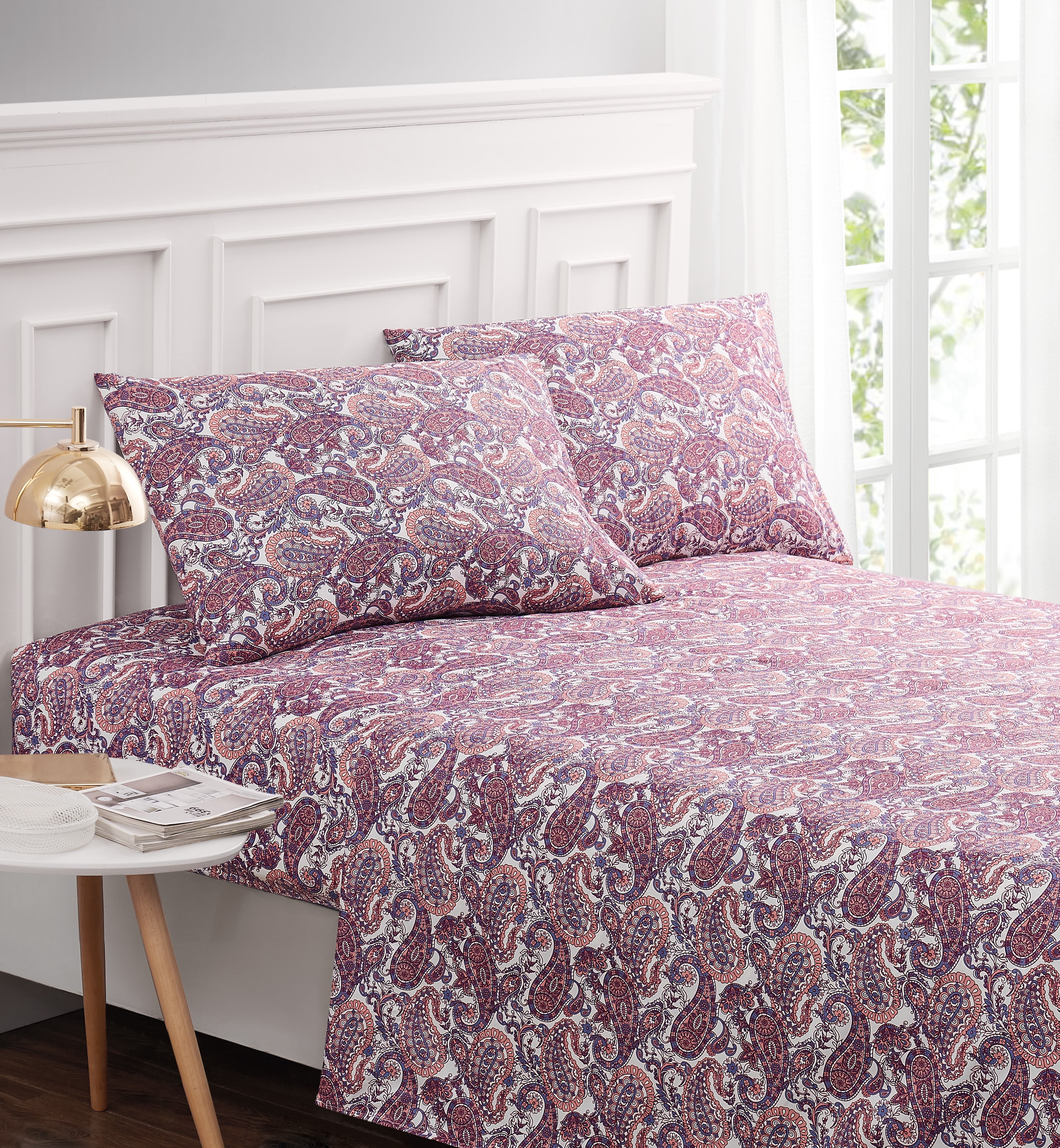 Abella Paisley 3-piece Sheet Set Twin - Walmart.com