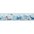 York Wallcoverings Waverly Kids Ships Ahoy! 15' x 9'' Border Wallpaper ...
