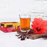 Hibiscus Iced Tea Bags - Hot & Cold Brewed|120 Gram Net |10 Foil Pouch ...