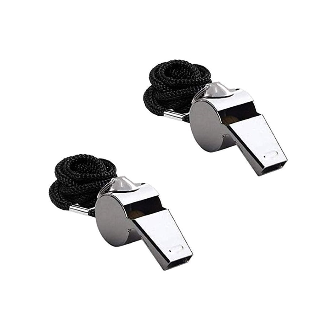 Wweixi 2pcs Whistles Stainless Steel Loud Training Tools Hanging ...