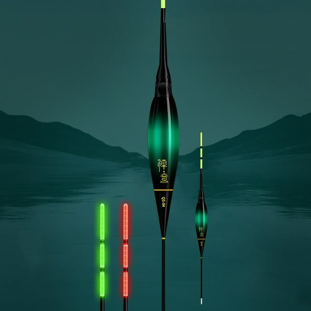 Peggybuy 2.2 G Glowing Light Up Bobbers for Fishing with Luminous LED ...