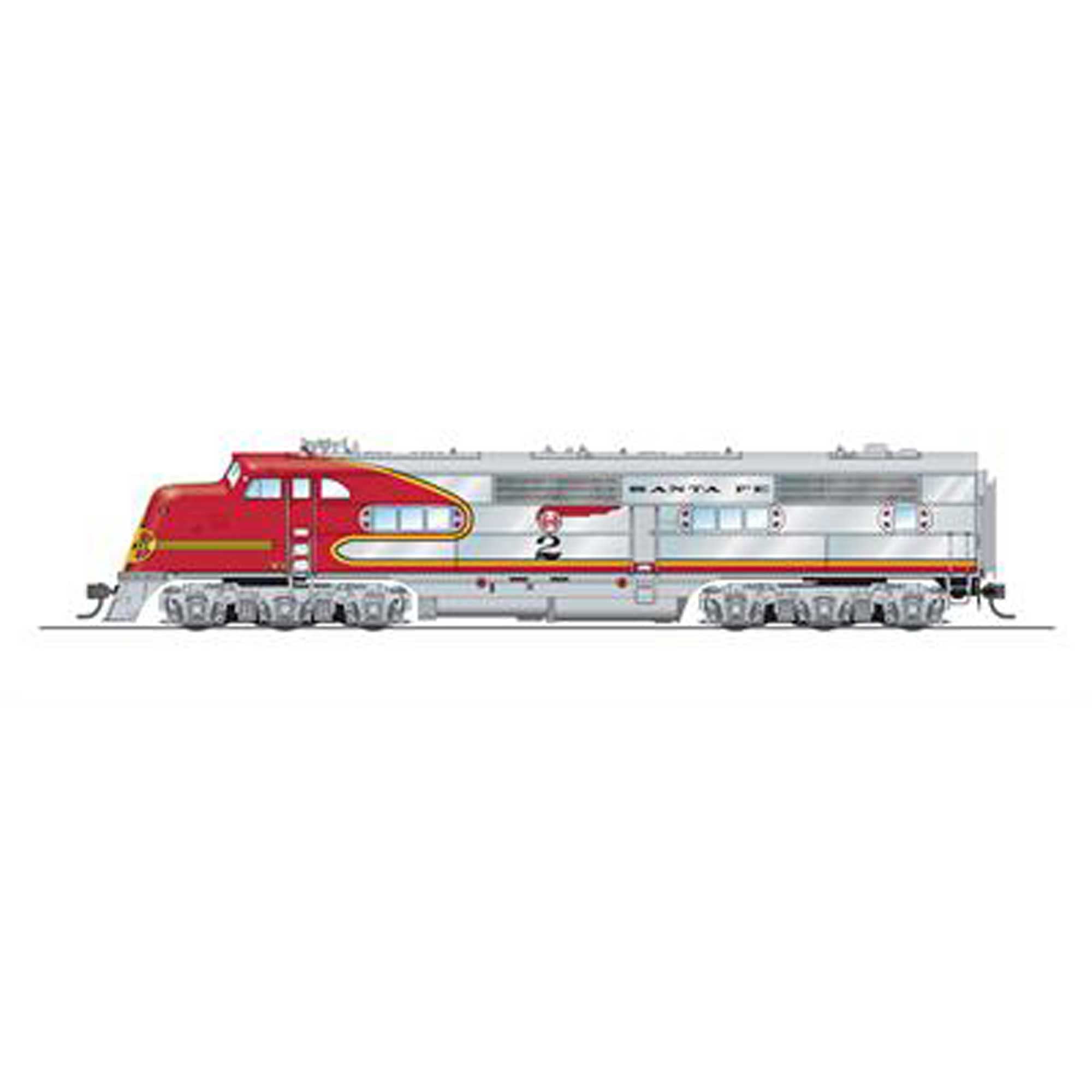 Broadway Limited Imports HO E1 Paragon4 Sound/DC/DCC A-unit ATSF #7L ...