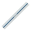 Victor Technology Easy Read Ruler, 12", Blue/Black, Stainless Steel ...