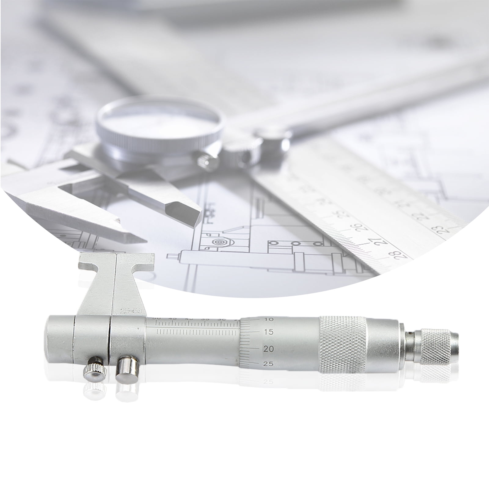 Spiral Micrometer Caliper Inside Hole Measuring Tool (5-30mm, 25-50mm ...